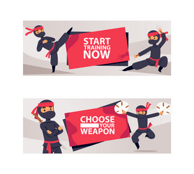 Ninja Master Cartoon Vector Images (over 200)