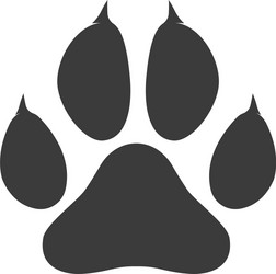 Paw logo design Royalty Free Vector Image - VectorStock