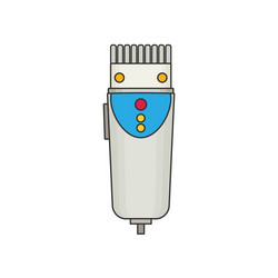 Fashion hair clipper cartoon Royalty Free Vector Image