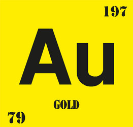 Gold Periodic Table Vector Images (over 170)
