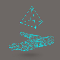 Hands Holding Pyramid Vector Images (over 130)