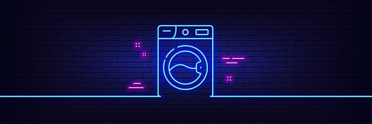 Washing Machine Neon Vector Images (over 1,100)