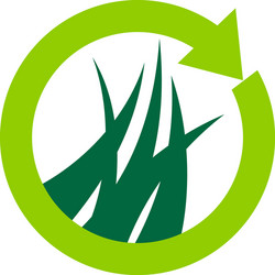 Green project logo design template Royalty Free Vector Image