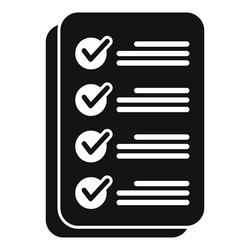 Task done icon simple event time Royalty Free Vector Image