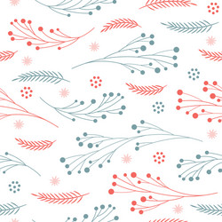 Seamless abstract floral pattern Royalty Free Vector Image