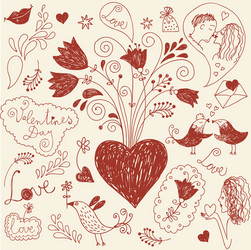 Valentines background Royalty Free Vector Image