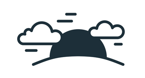 Sun Hiding Vector Images (over 250)