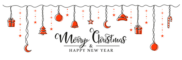 One Line Drawing Christmas Vector Images (over 2,400)