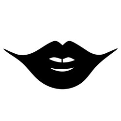 Smirk Lips Vector Images (67)