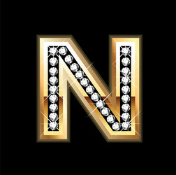 A letter pink bling Royalty Free Vector Image - VectorStock