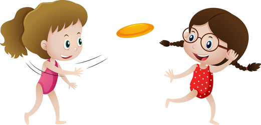 Playing Frisbee Vector Images (over 370)