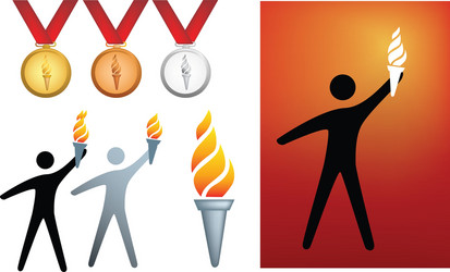 Olympic Flame Vector Images (over 2,800)