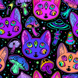 Trippy Animals Wallpaper