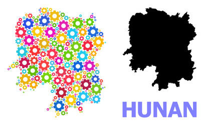 Hunan Map Chinese Vector Images (over 160)