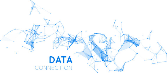 Modern connection on light backdrop Royalty Free Vector