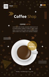 Coffee Pamphlet Vector Images (64)