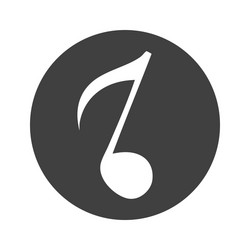8th note picture icon Royalty Free Vector Image