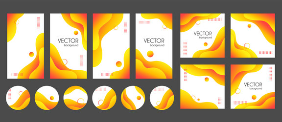 Instagram seamless posts templates Royalty Free Vector Image