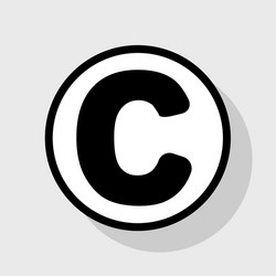 Letter c sign design template element Royalty Free Vector