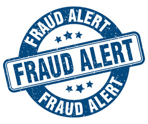 Fraud stamp label round grunge sign Royalty Free Vector