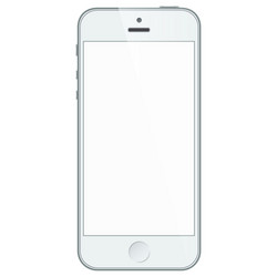 White Iphone 5s Template