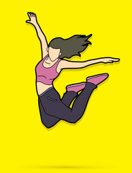 Street dance b boys dancing action Royalty Free Vector Image