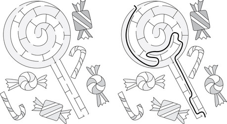 Candy Maze Vector Images (over 300)