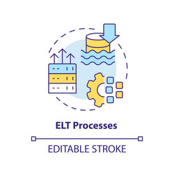 Performance and load testing concept icon Vector Image
