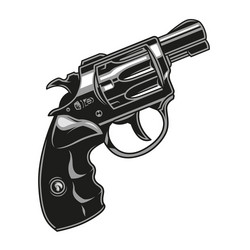 Revolver design element Royalty Free Vector Image