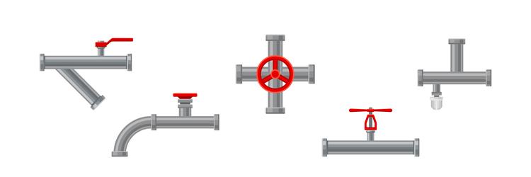 Fitting or adapter for connecting straight section