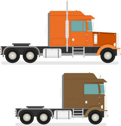 Truck tractor or semi-trailer combination Vector Image