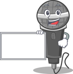 Police microphone cartoon character design Vector Image