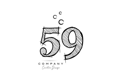 Number 59 Vector Images (over 400)