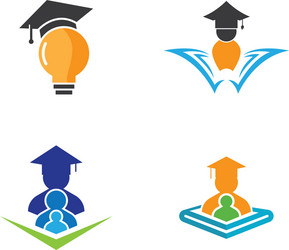 Smart education icon Royalty Free Vector Image