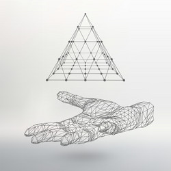 Hands Holding Pyramid Vector Images (over 130)