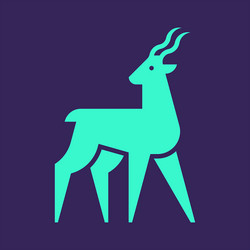 Kudu logo Royalty Free Vector Image - VectorStock