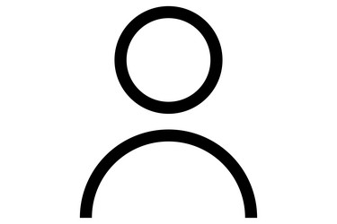 User avatar glyph profile symbol black avatar sign