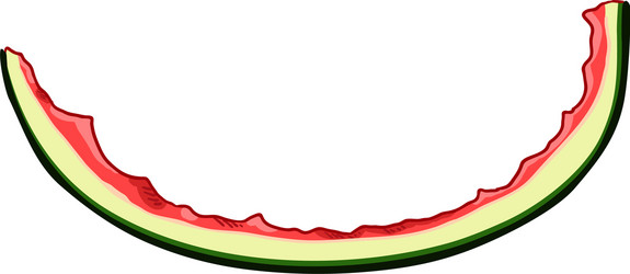 Cartoon yellow melon and piece Royalty Free Vector Image