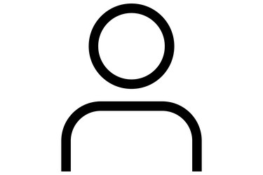 User avatar glyph profile symbol black avatar sign