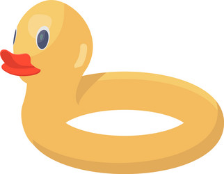 Duck tube Royalty Free Vector Image - VectorStock