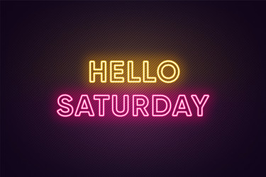 Hello Saturday Cartoon Vector Images (59)