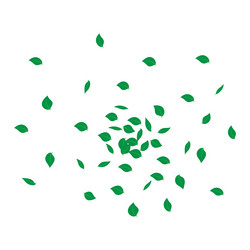 Scattered leaf background design Royalty Free Vector Image