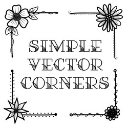 Simple Corner Scroll Borders Vector Images (over 340)
