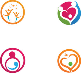 Baby logo Royalty Free Vector Image - VectorStock