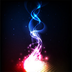 Background with magic lights Royalty Free Vector Image