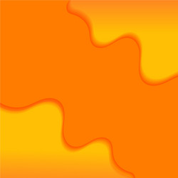 Abstract background with orange waves Royalty Free Vector