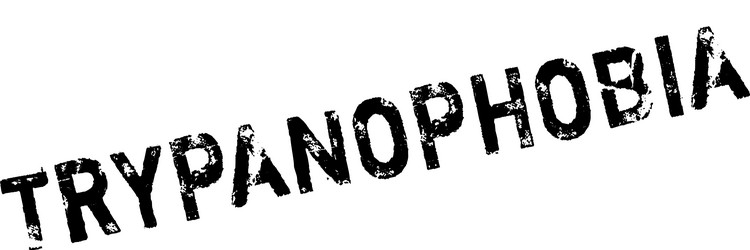 Trypanophobia fear of needles rubber stamp Vector Image