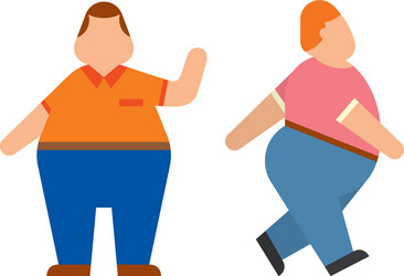 Visceral fat diagram Royalty Free Vector Image