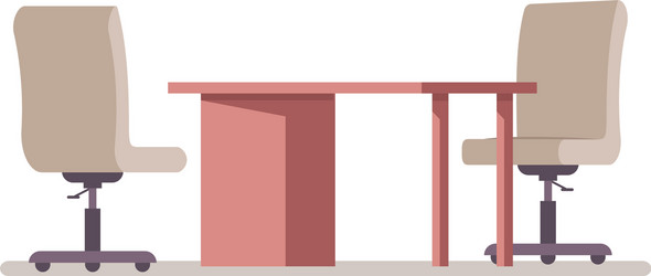 Business meeting 2d isolated Royalty Free Vector Image