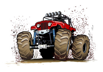 Cartoon buggy Royalty Free Vector Image - VectorStock